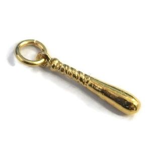 Jewelry | Baseball Bat Charm Pendant 14k Yellow Gold | Poshmark